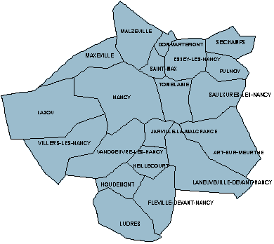 Nancy - vers la métropole